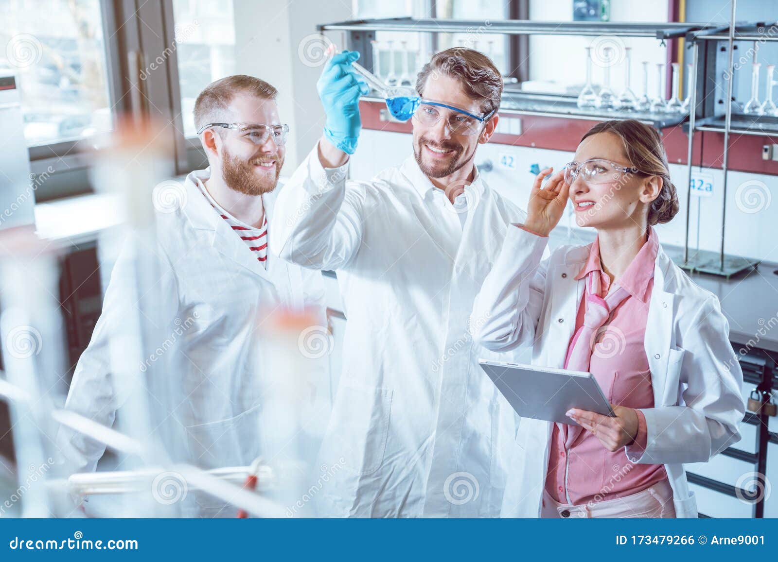 Scientists doing science stock photo. Image of chemical - 173479266
