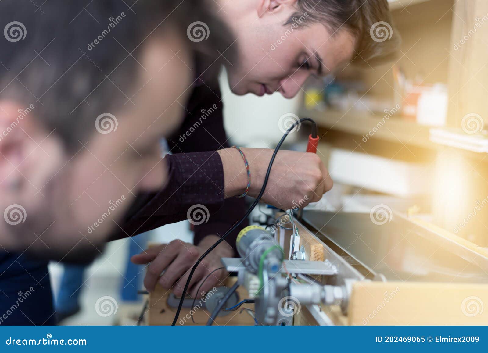 Scientists Engineers Designing Small Human Robot, Setting Artificial ... Scientists Engineers Designing Small Human Robot, Setting Artificial ...