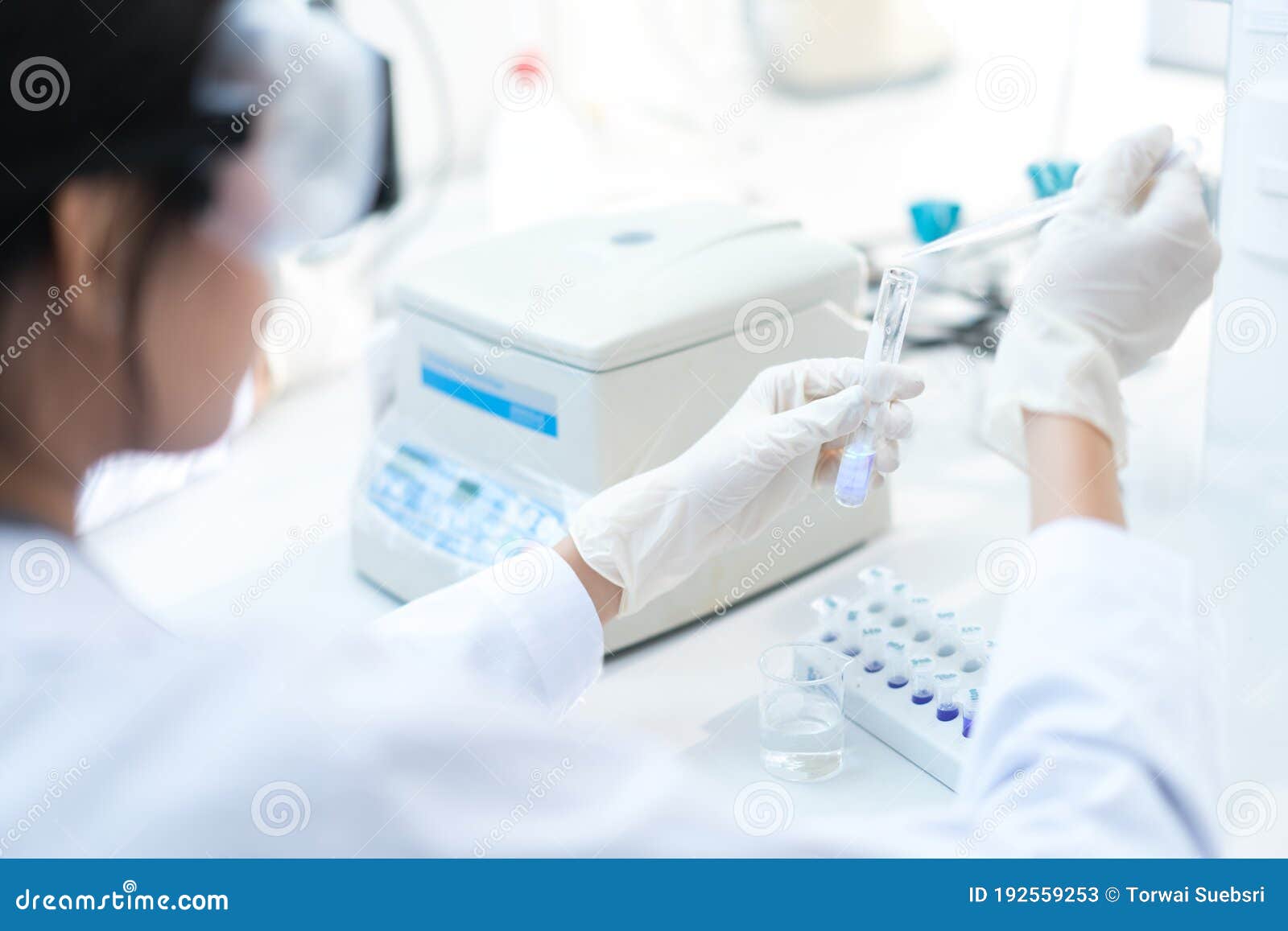 Scientists are Experimenting with Drip Stock Image - Image of ...