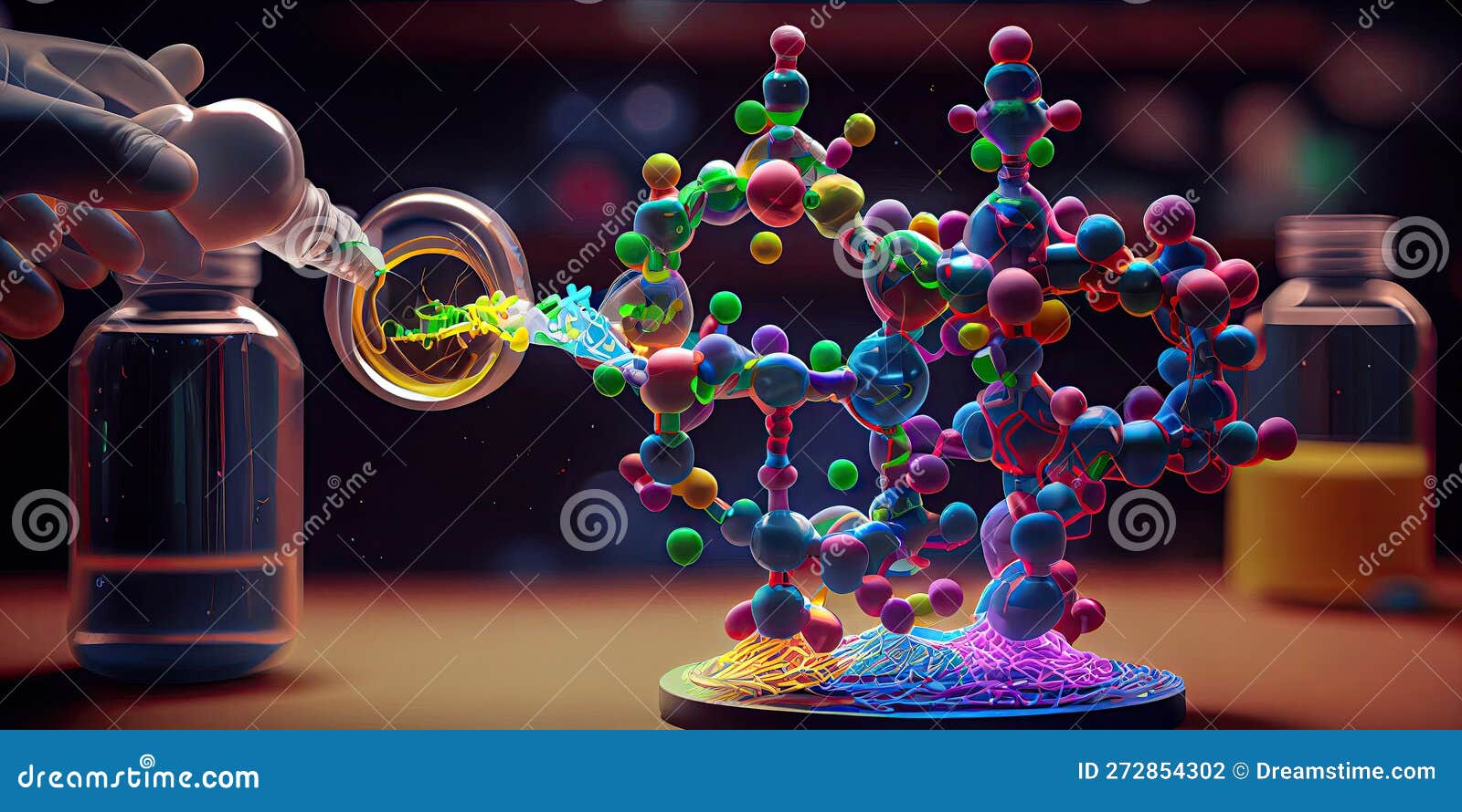 Scientists are Experimenting and Research with Molecule, Innovation ...