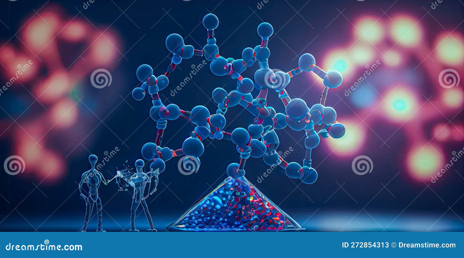 Scientists are Experimenting and Research with Molecule, Innovation ...