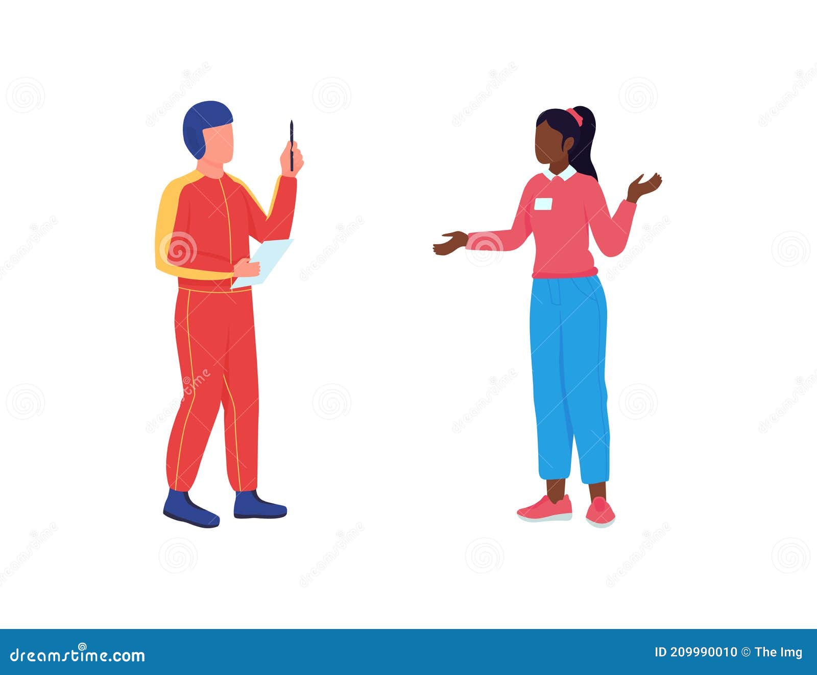 Scientists Flat Color Vector Faceless Character Set Stock Vector ...