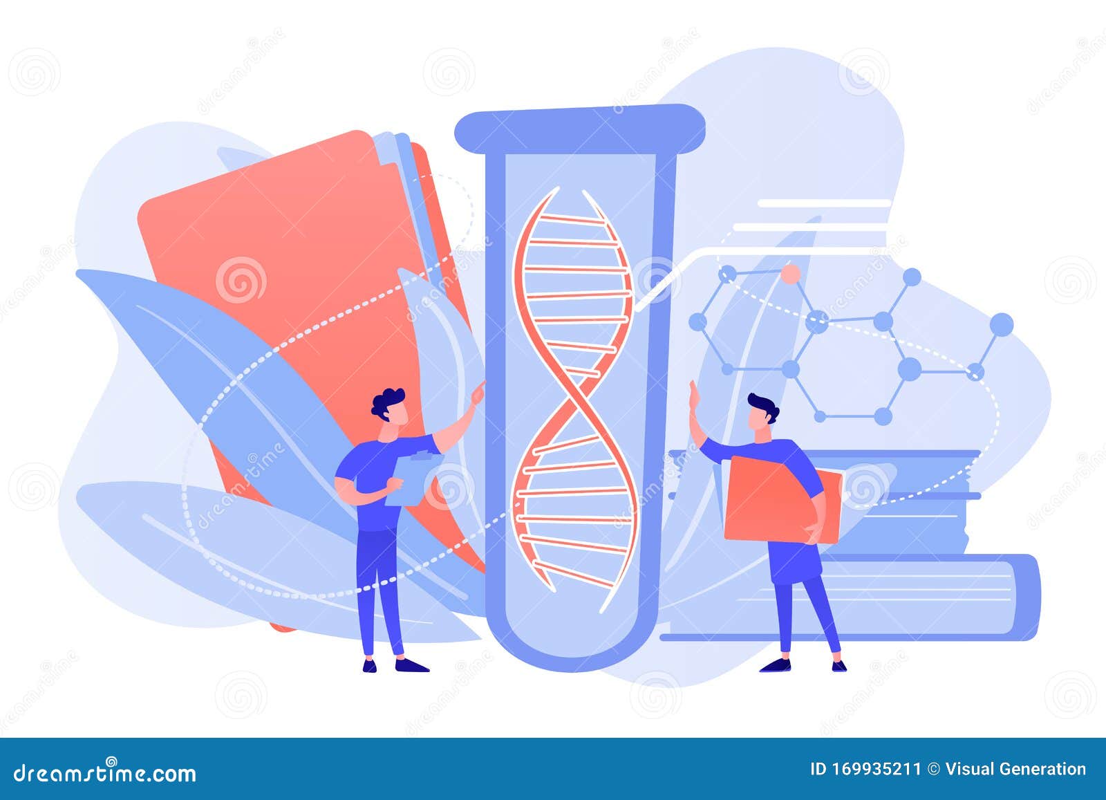 Genetic Testing Concept Vector Illustration. Stock Vector ...