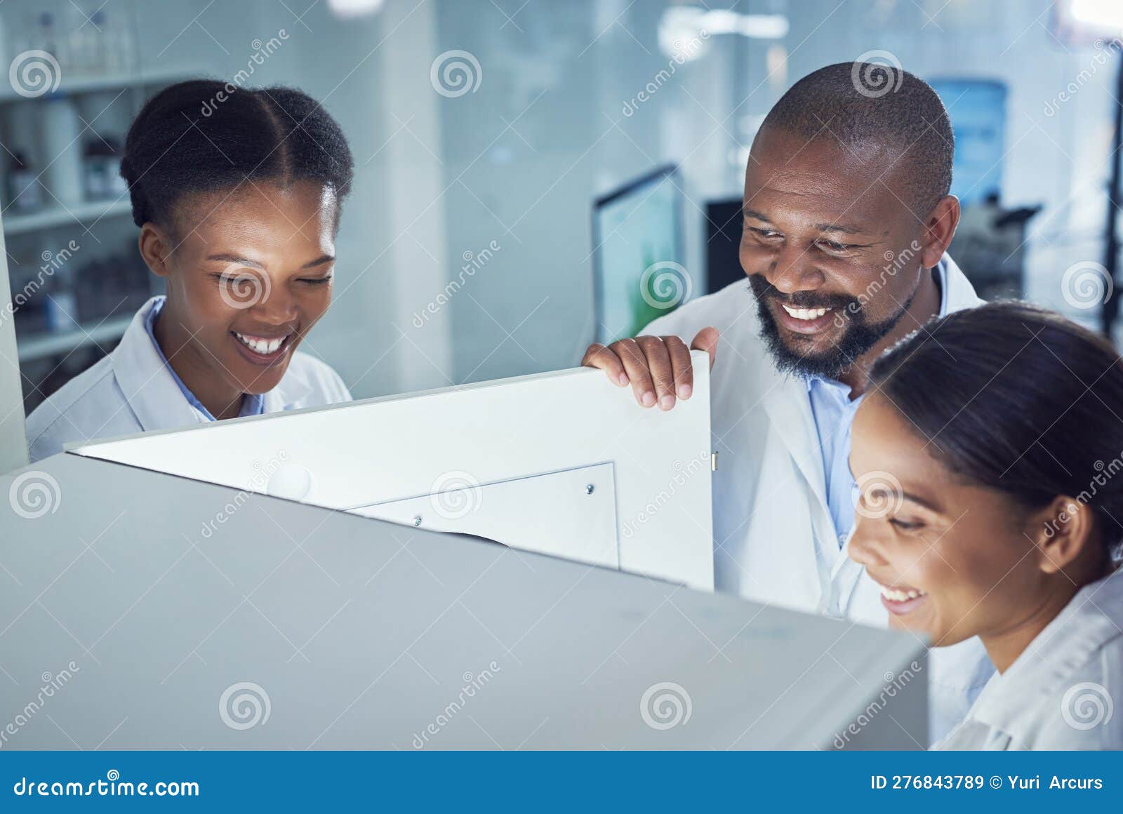 Scientists are Inquisitive Discoverers. Show of a Group of Scientists ...