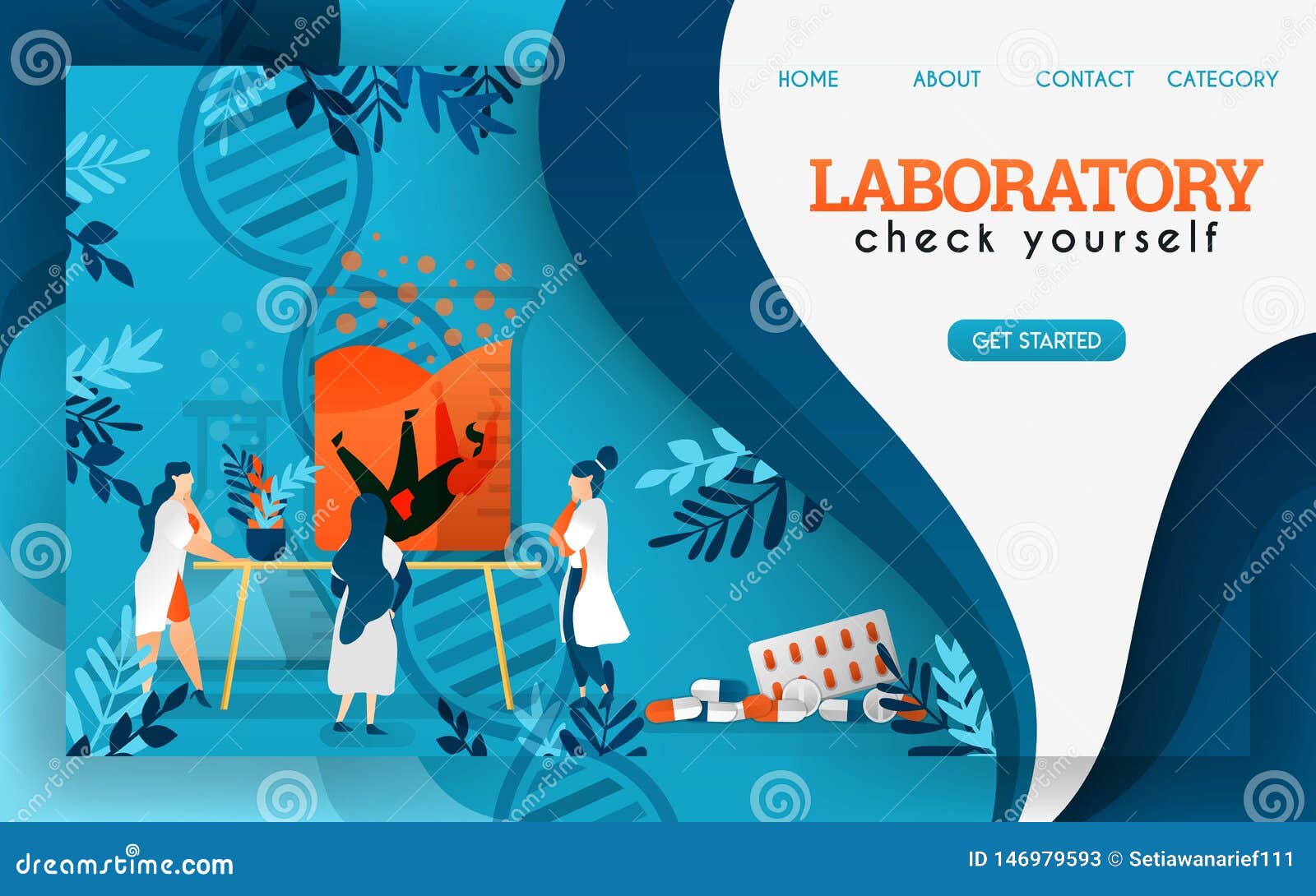 Scientists in the Laboratory are Researching and Checking Preserved ...