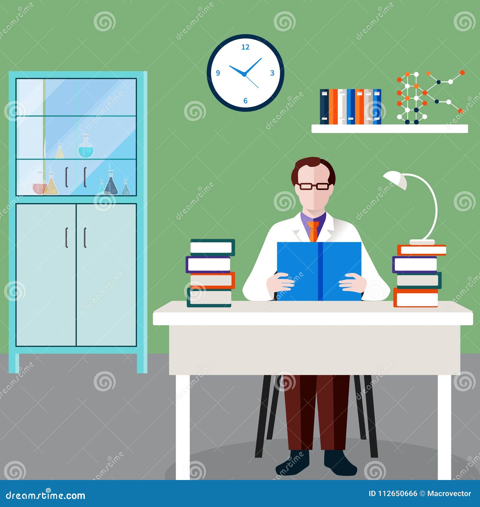 Scientists People. Science Lab Worker, Chemical Researchers And ...