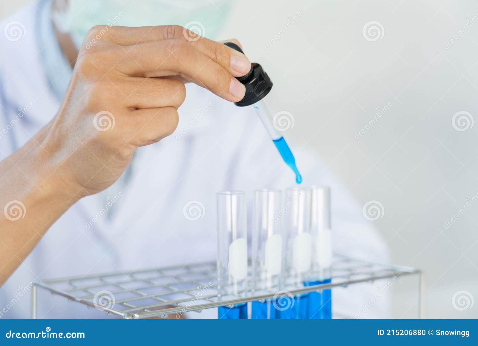 Scientists Researching in Laboratory in White Lab Coat, Gloves ...