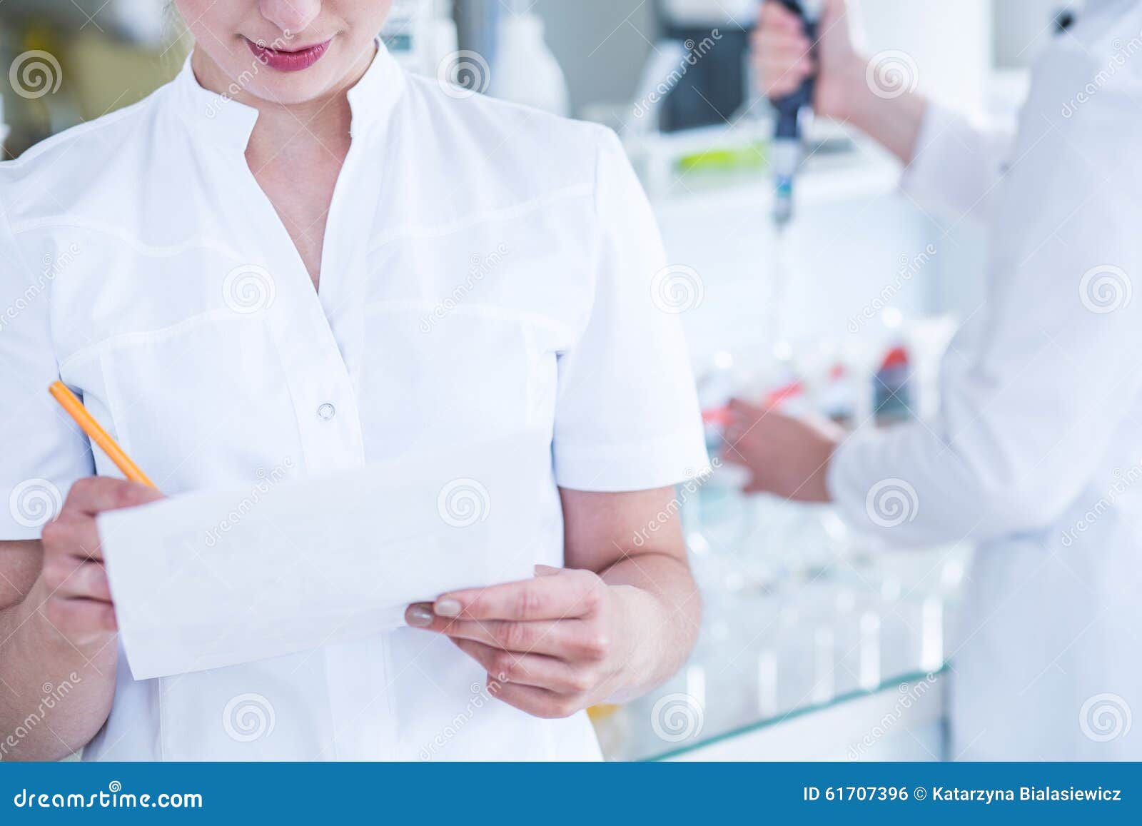 Scientists in Sterile Coats Stock Photo - Image of laboratory ...