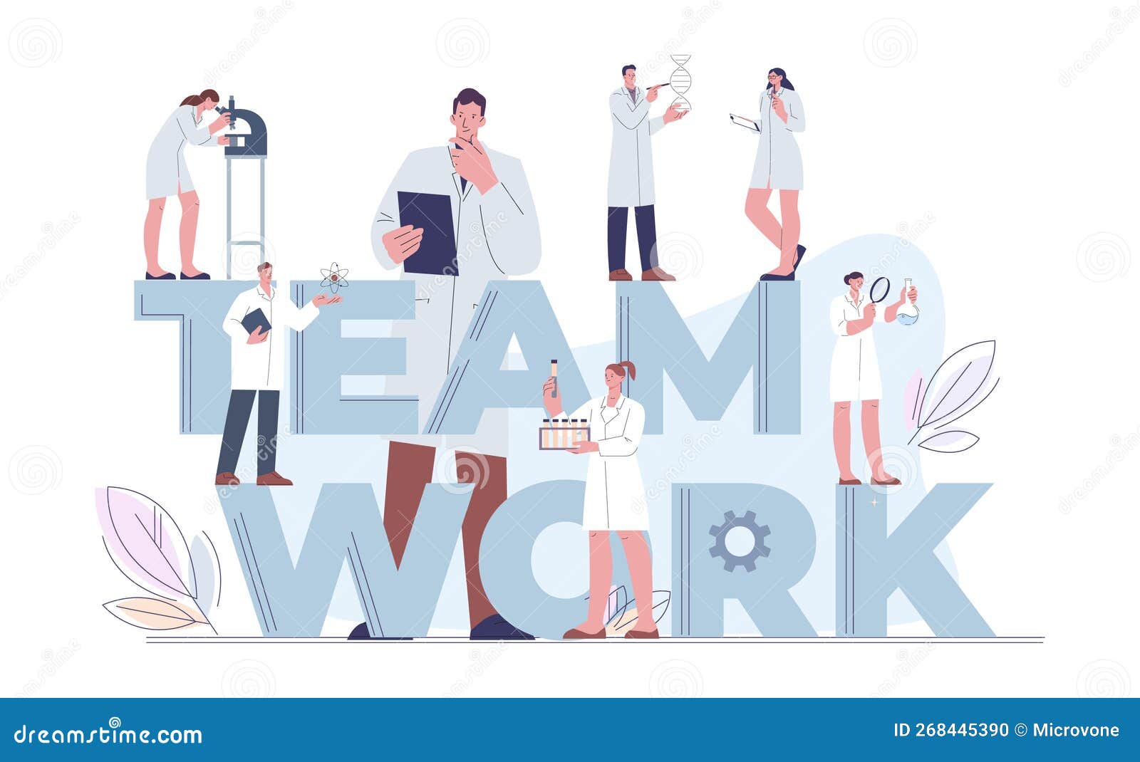 Genetics Doctors Researching Dna In Laboratory Cartoon Vector ... Genetics Doctors Researching Dna In Laboratory Cartoon Vector ...