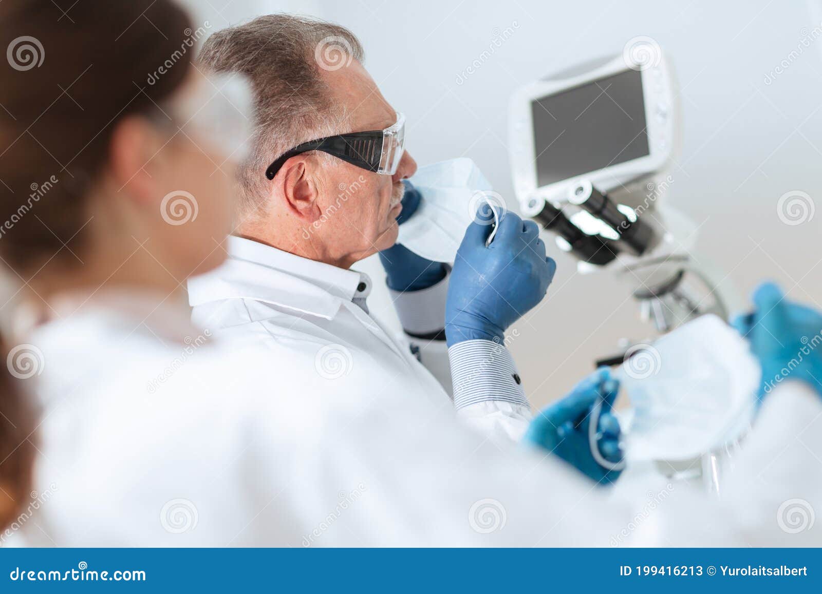 Scientists Work in the Laboratory . Concept of Healthcare Stock Image ...