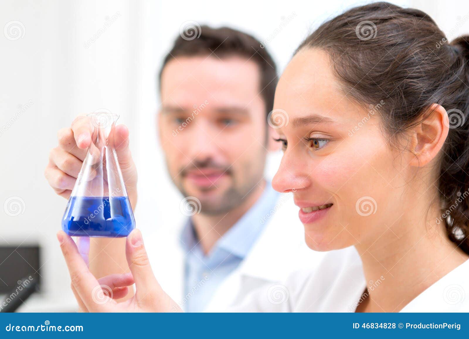 Scientists Working Together in a Laboratory Stock Photo - Image of tube ...