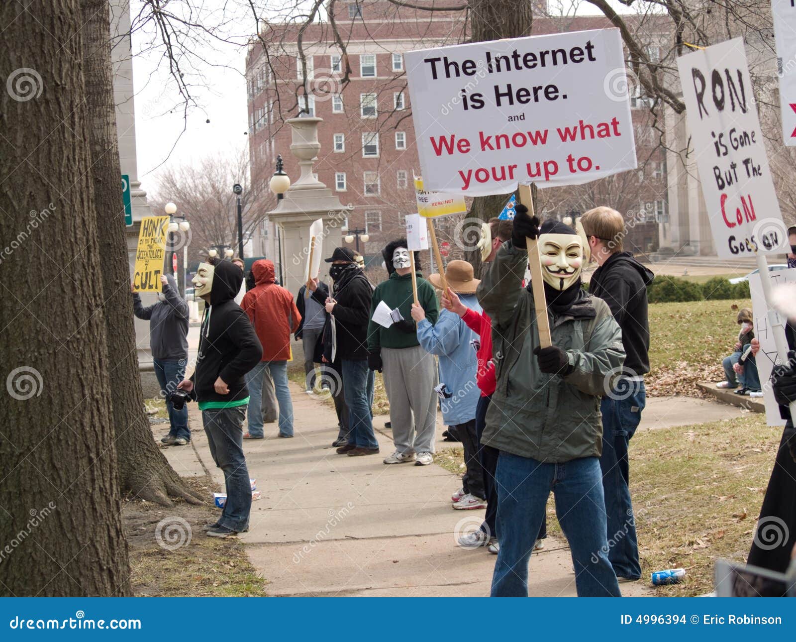 Scientology Protest St Louis Editorial Stock Image - Image of sign ...