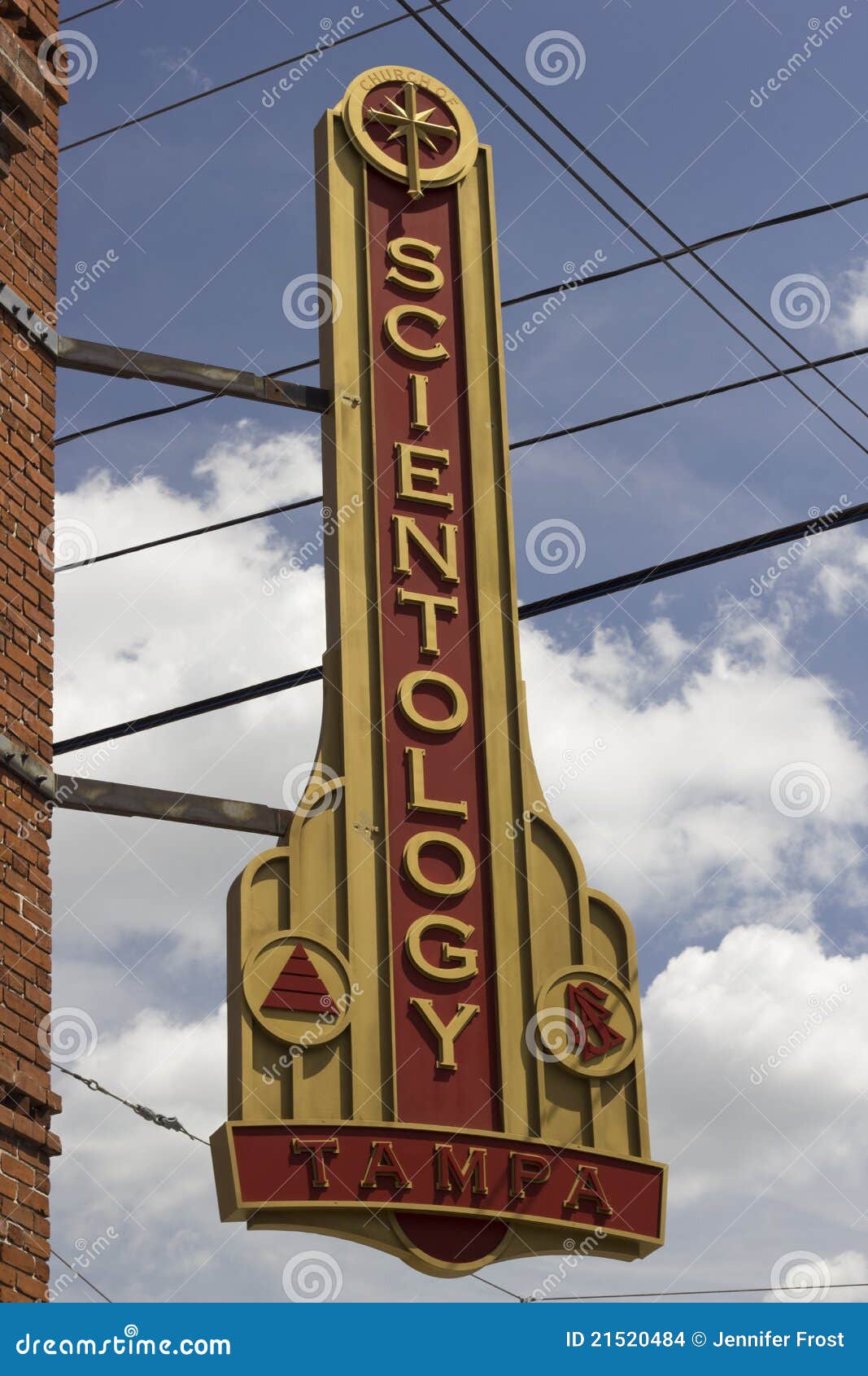 Scientology Sign editorial stock image. Image of ybor - 21520484