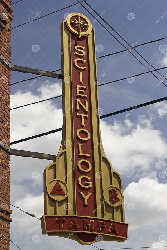 Scientology Sign editorial stock image. Image of ybor - 21520484