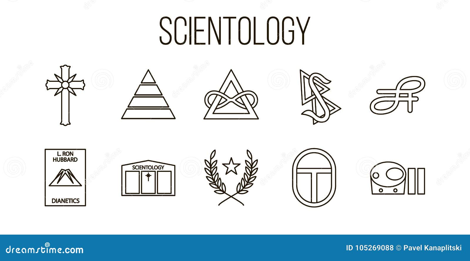 Scientology Topic Illustration Editorial Stock Photo - Illustration of ...