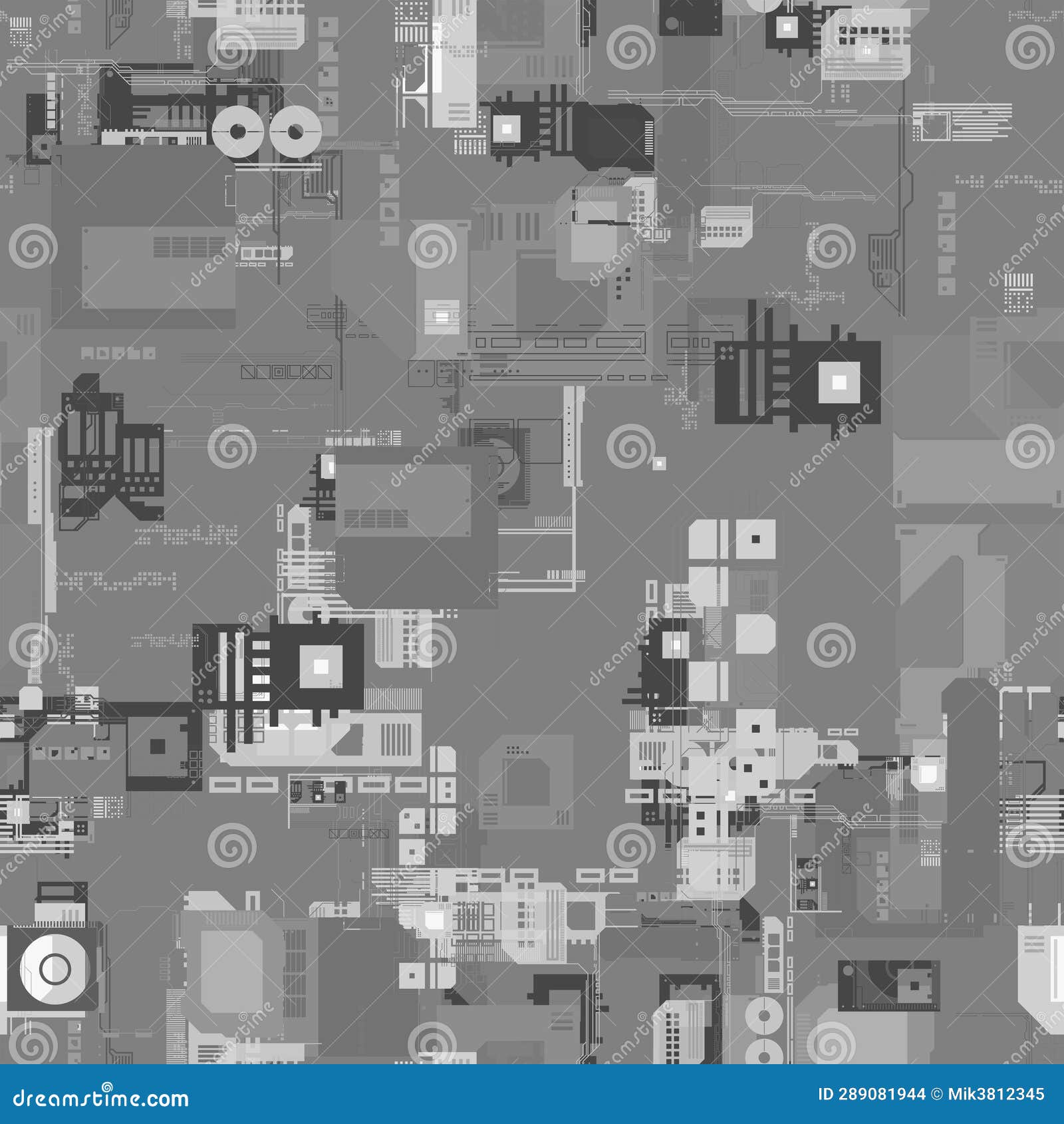 SCIFI Displacement Map for 3d Stock Illustration - Illustration of bump ...