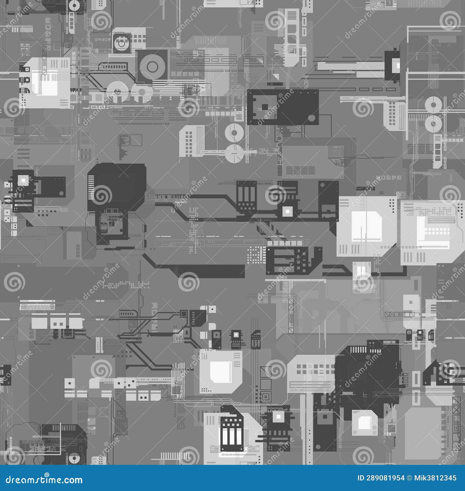 SCIFI Displacement Map for 3d Stock Illustration - Illustration of ...