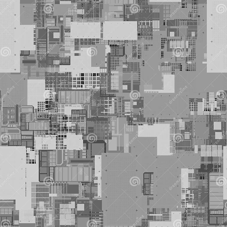 SCIFI Displacement Map for 3d Stock Illustration - Illustration of ...