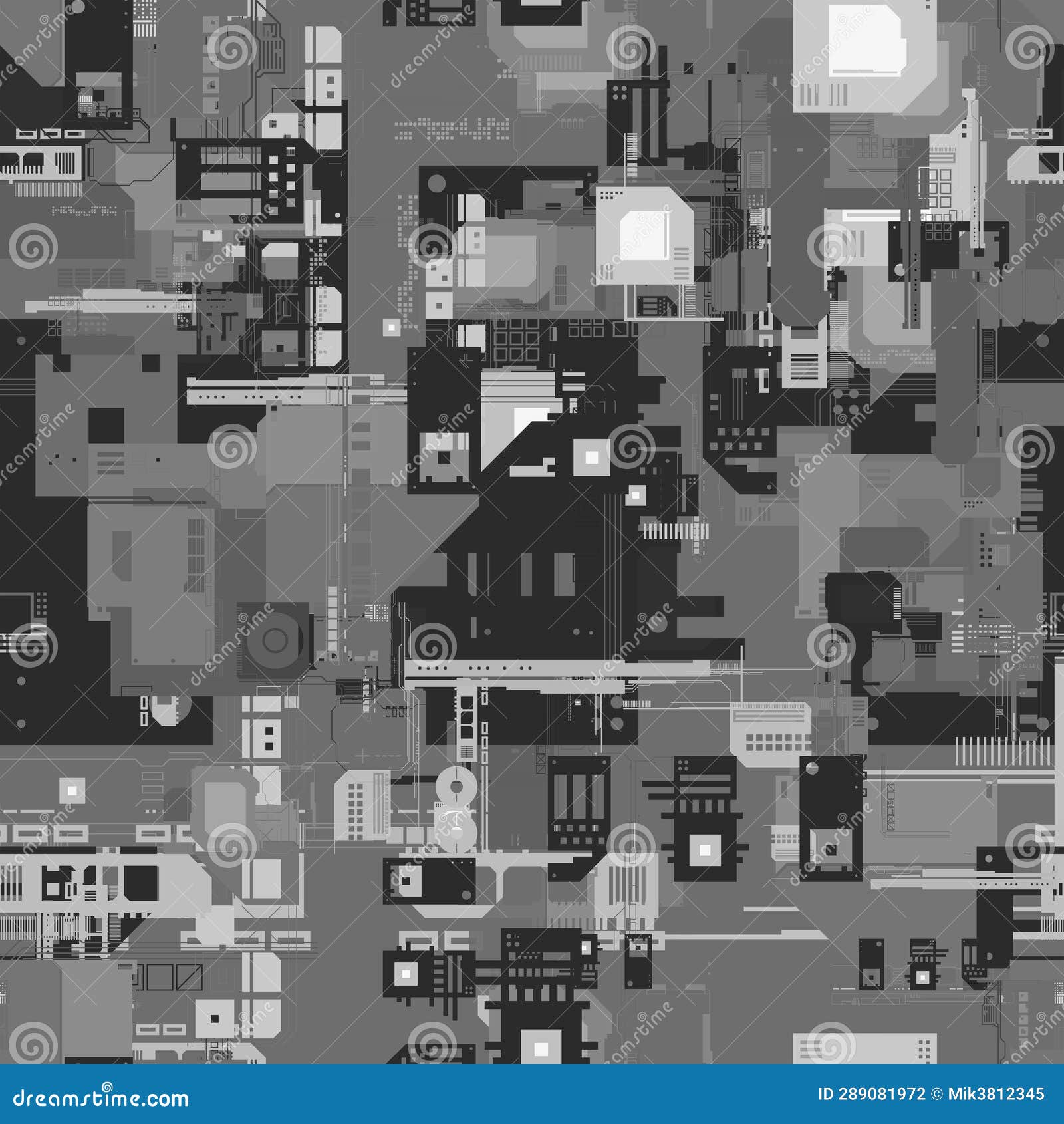 SCIFI Displacement Map for 3d Stock Illustration - Illustration of ...