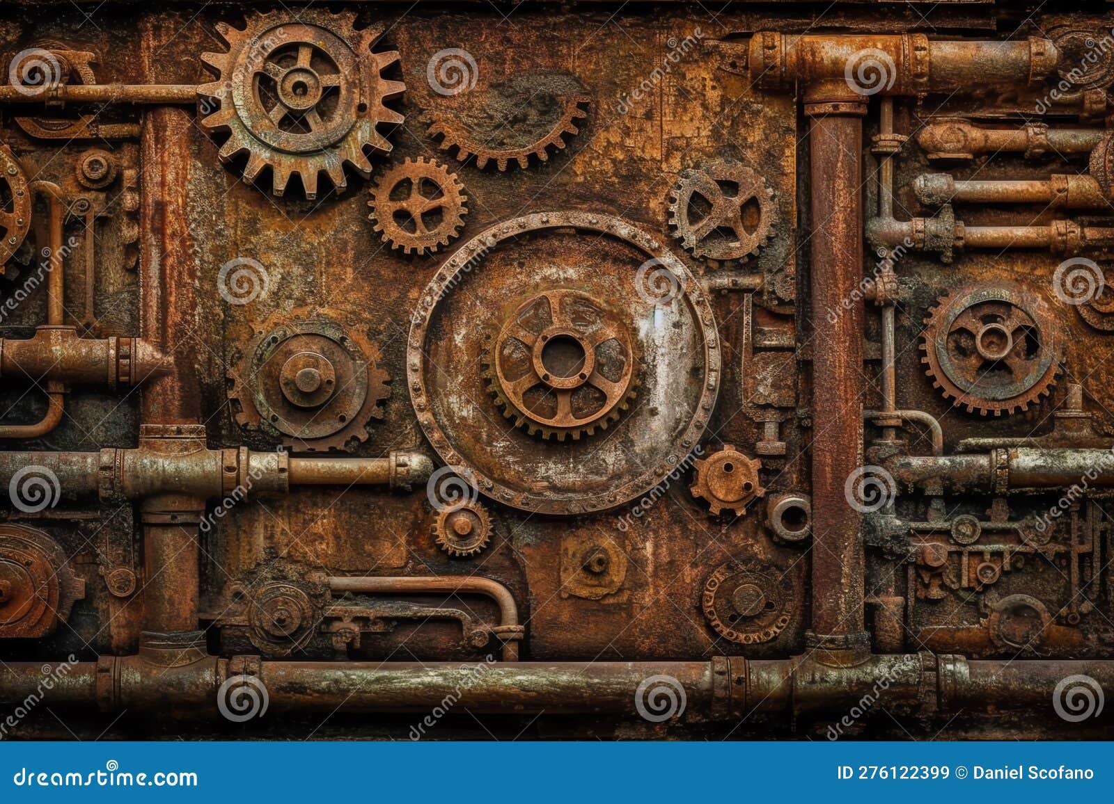 Steampunk Rusty Background Royalty-Free Stock Photography ...