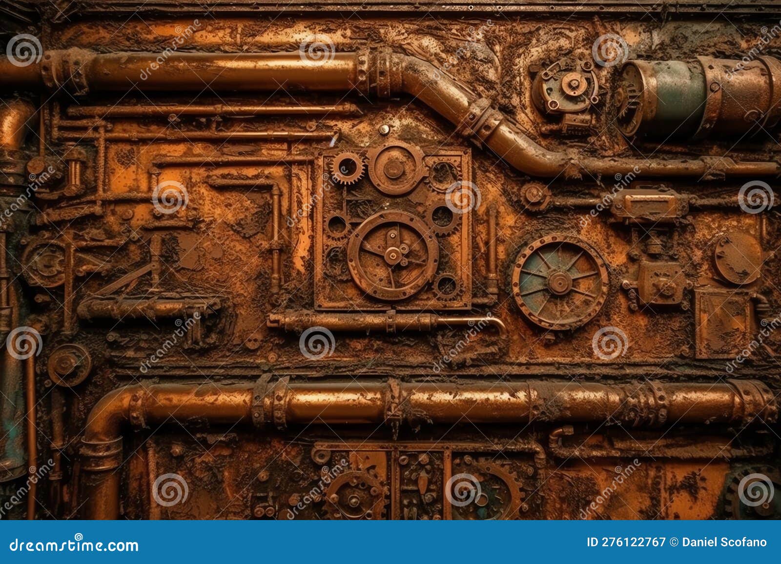 Steampunk Rusty Background Royalty-Free Stock Photography ...