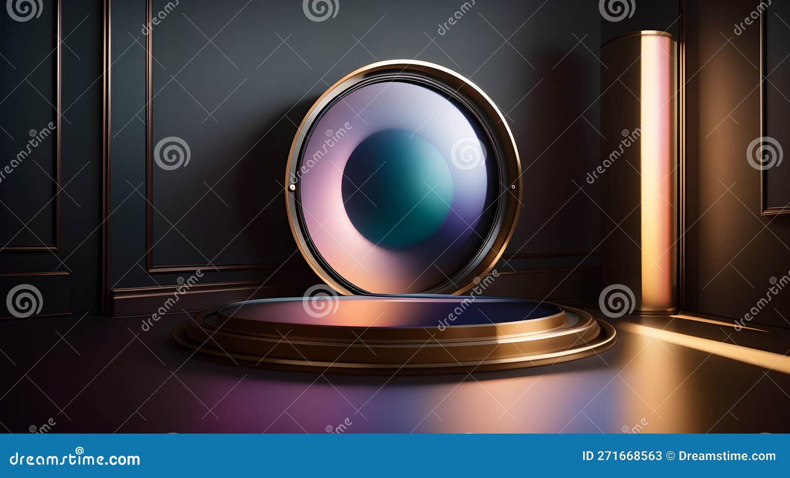 Scifi Tech Podium Platform Showcase Background Perfect Dias for Display ...