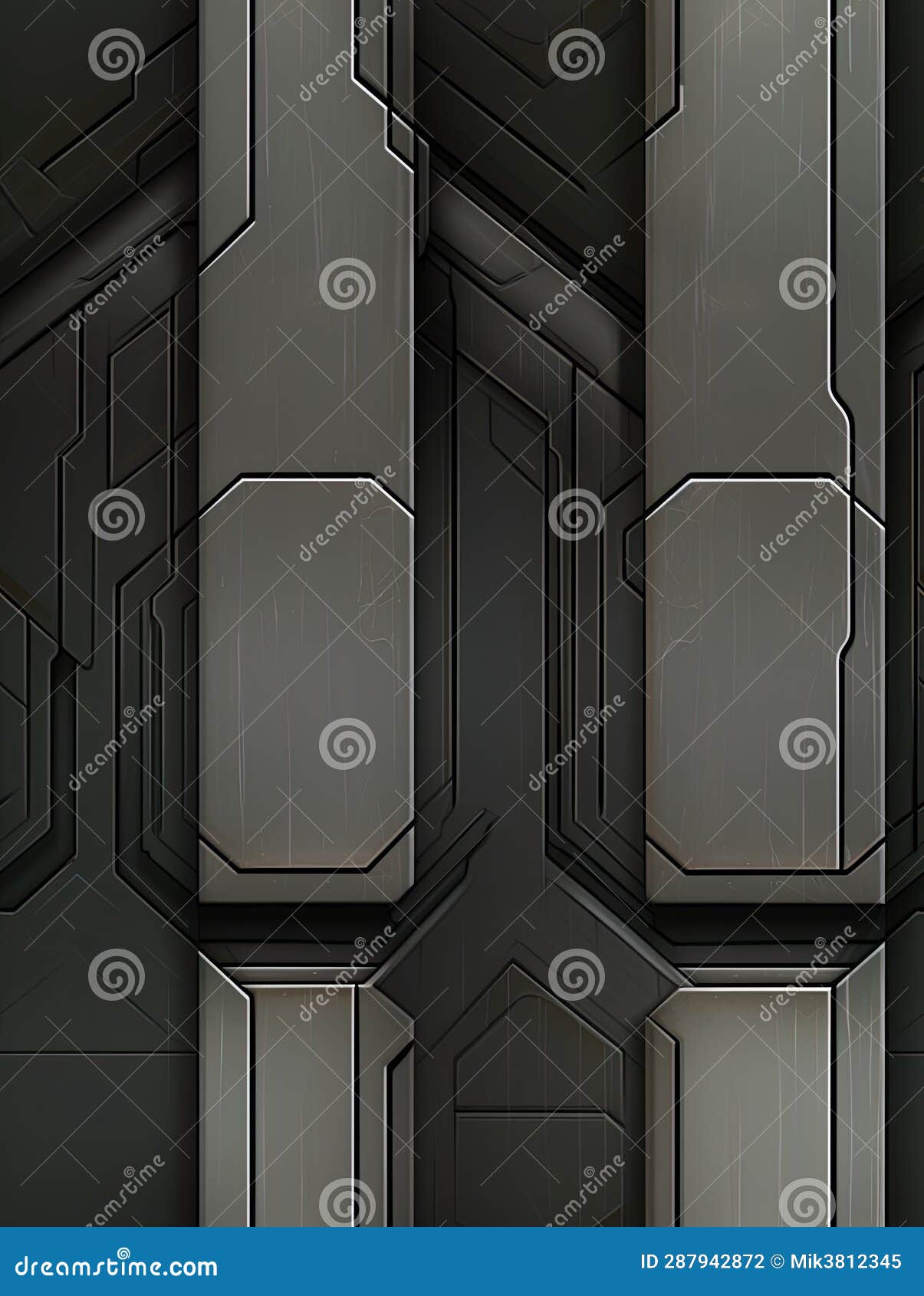 Scifi wall texture panel. stock illustration. Illustration of ...