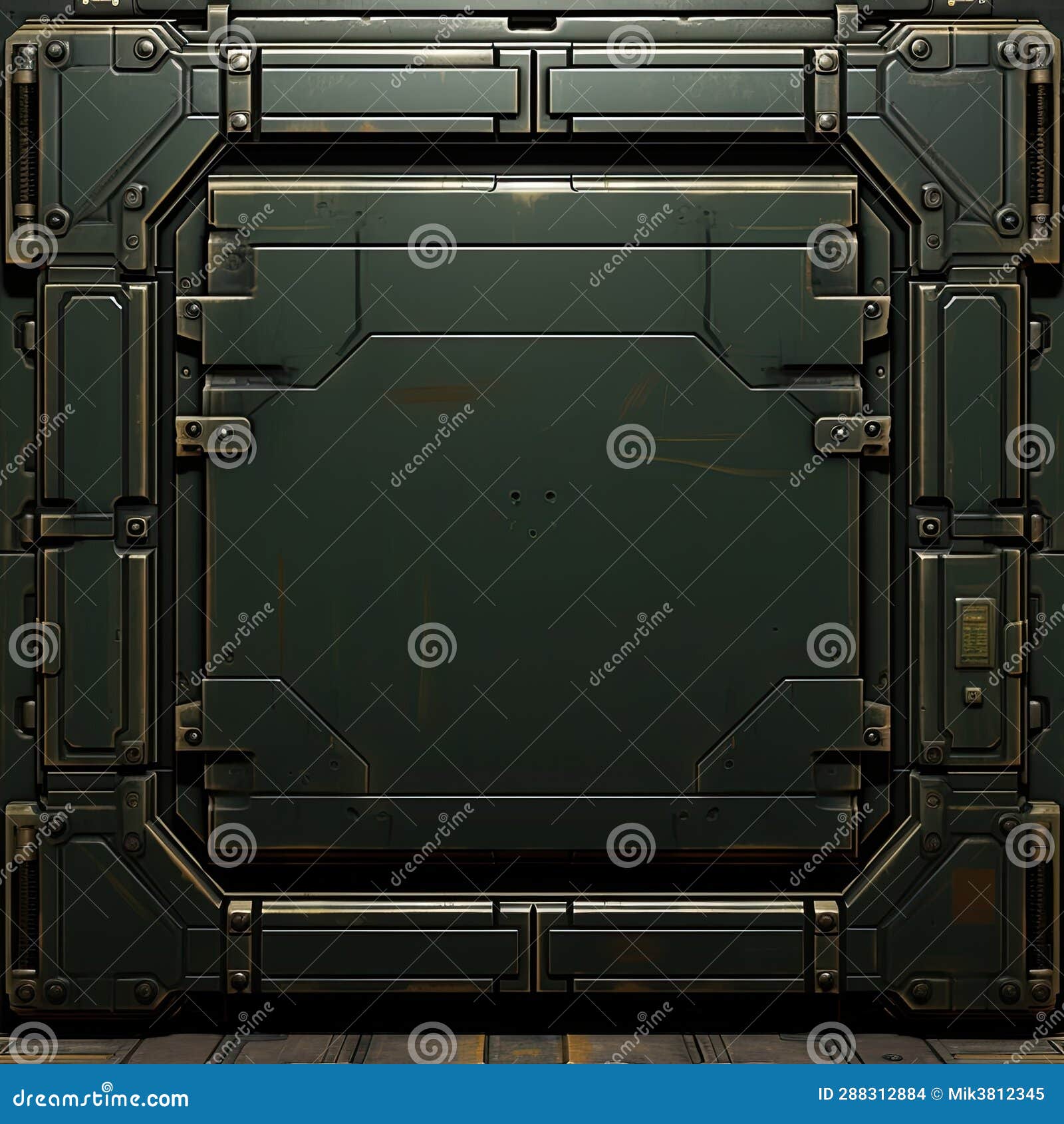 Scifi wall texture panel. stock illustration. Illustration of ...