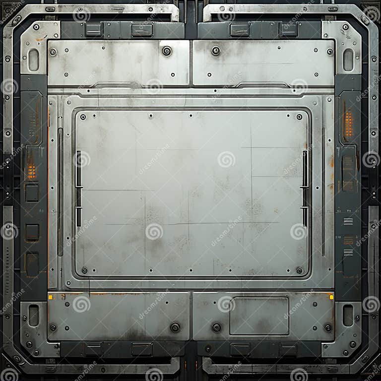 Scifi wall texture panel. stock illustration. Illustration of circuitry ...