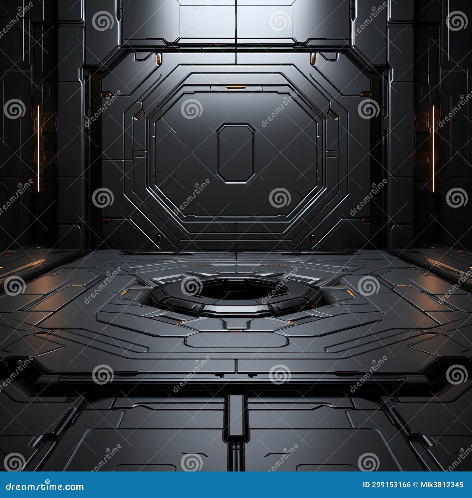 Scifi wall texture panel. stock illustration. Illustration of ...