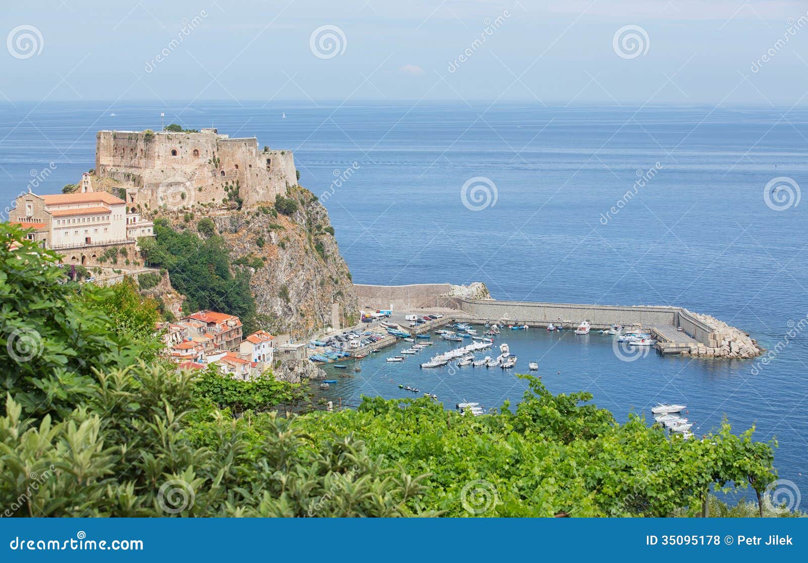 Scilla stock photo. Image of ruffo, nature, scilla, cloud - 35095178
