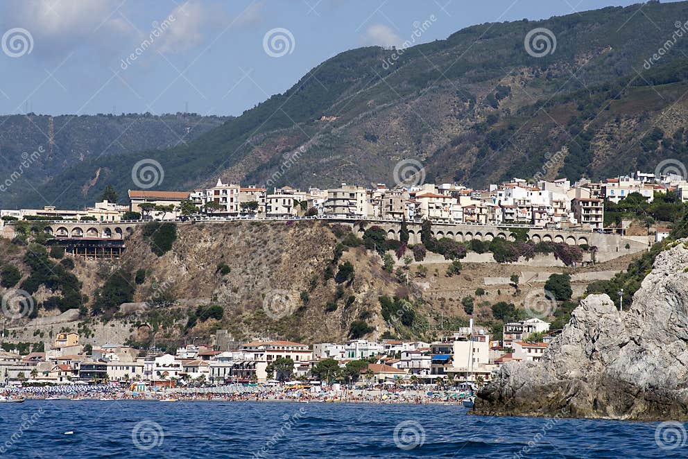 Scilla - la Calabre image stock. Image du europe, cityscape - 15681573