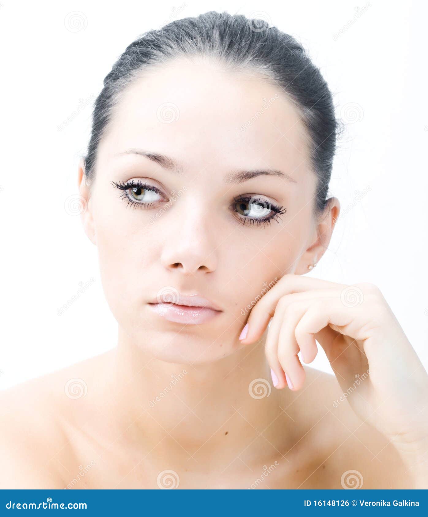 Scincare stock photo. Image of model, clean, expression - 16148126