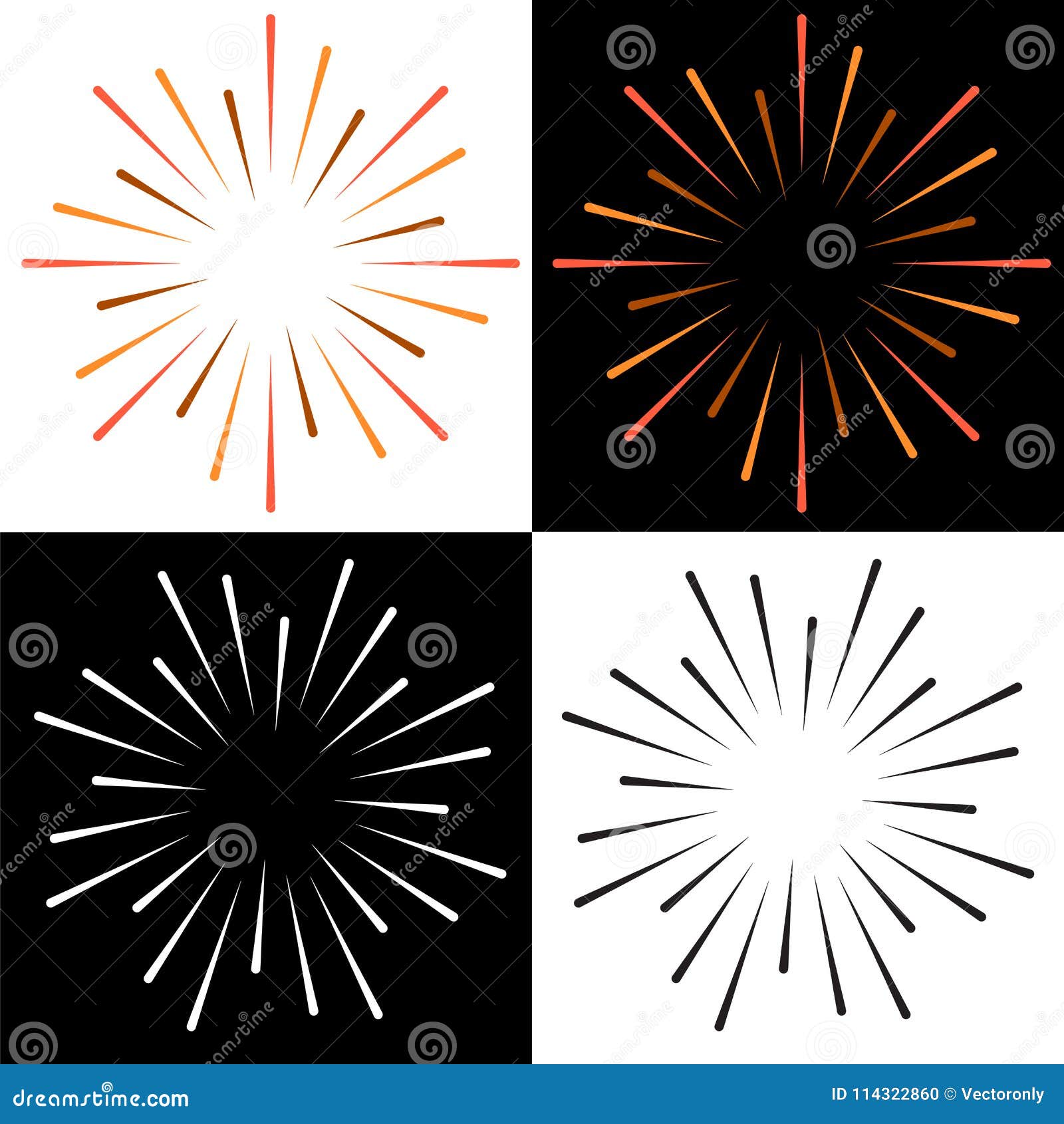 Scintilla Il Logo Variopinto Dello Sprazzo Di Sole Dello Starburst ...