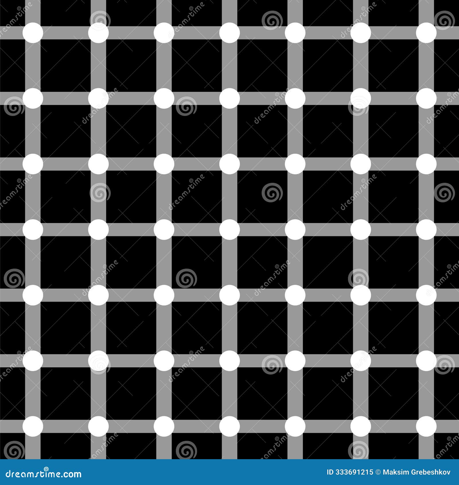 Scintillating Grid Optical Illusion Pattern Stock Vector - Illustration ...