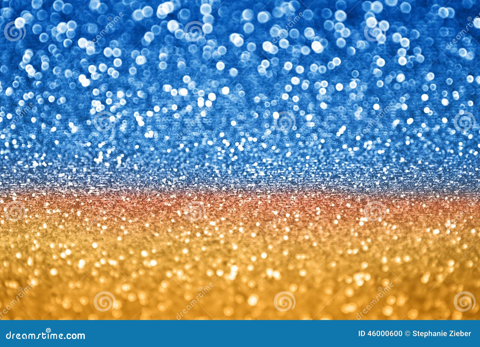 Scintillio blu dell'oro fotografia stock. Immagine di guanto - 46000600