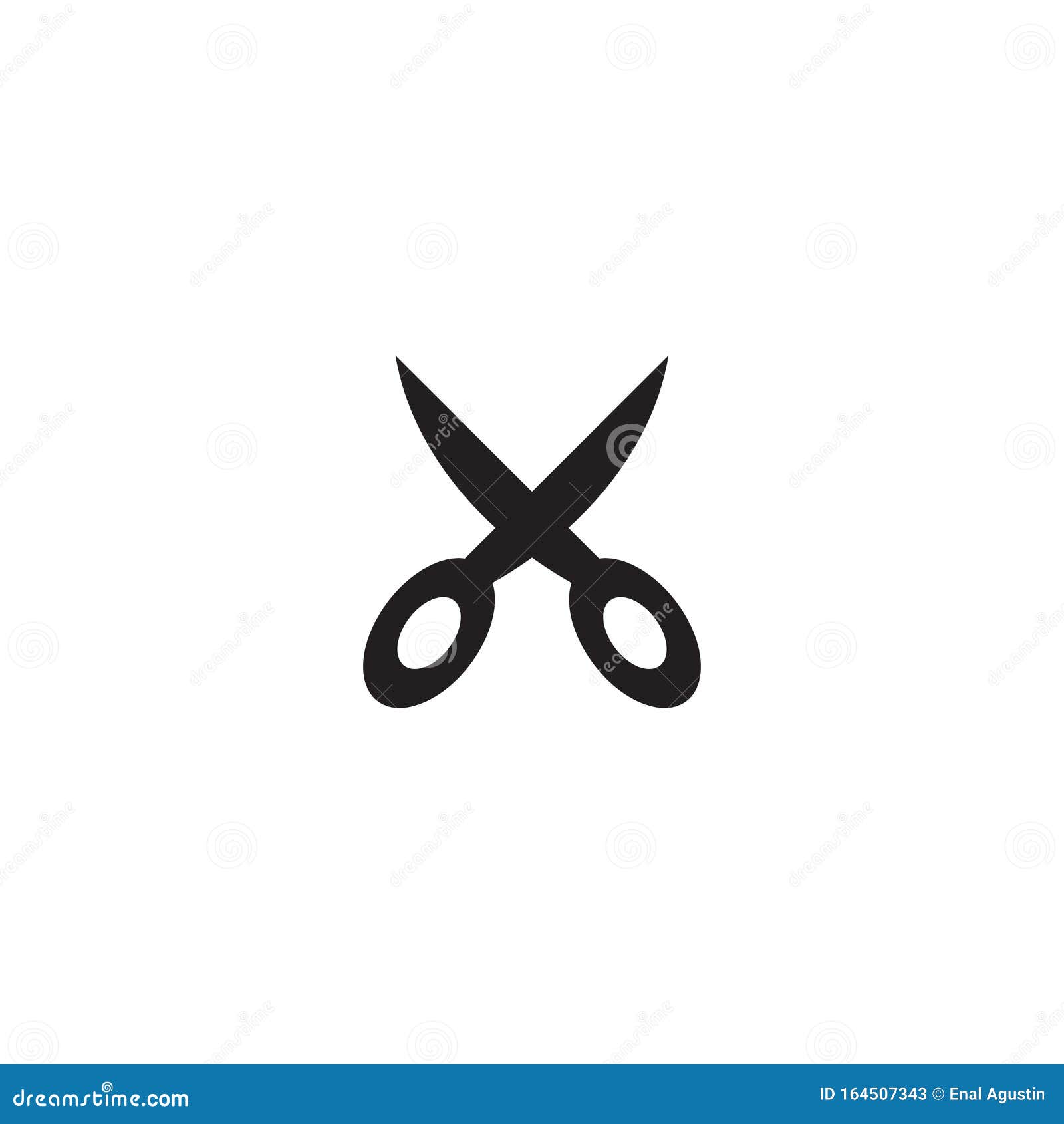 Scissor Icon Logo Design Vector Template Stock Vector - Illustration of ...