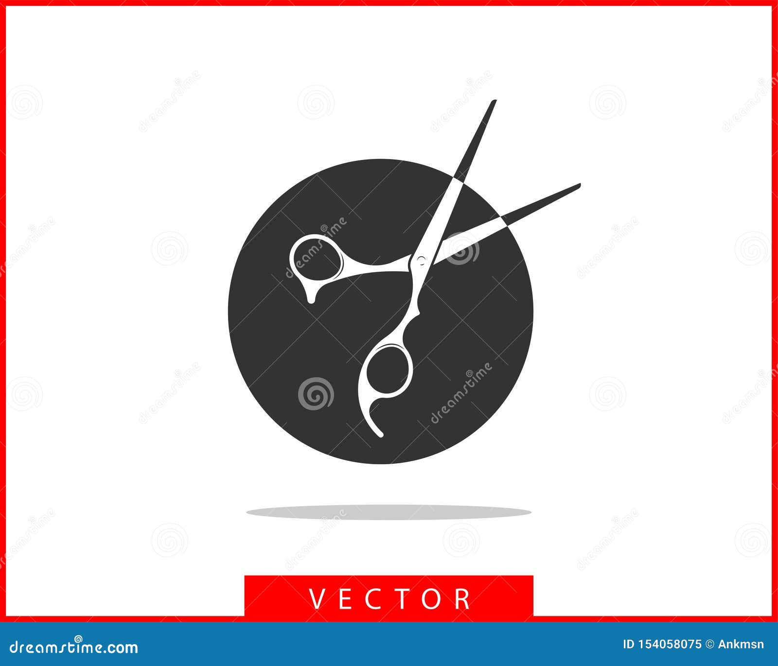 Scissor Icon. Scissors Vector Design Element or Logo Template Stock ...