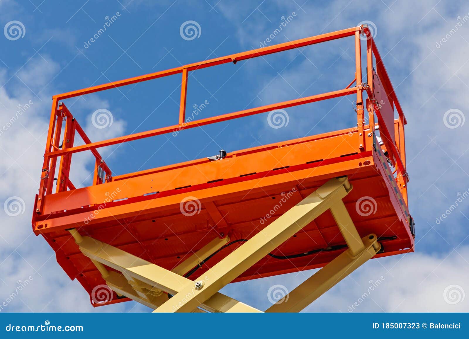 Scissor Lift Platform stock image. Image of scissor - 185007323