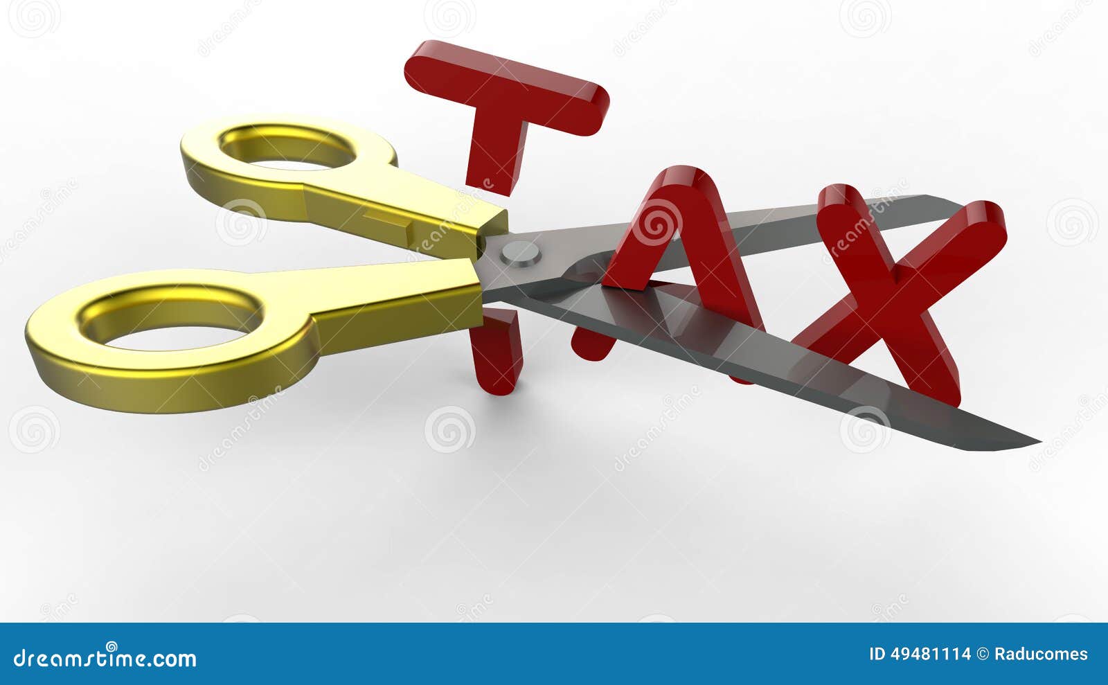 Scissor and tax stock illustration. Illustration of economic - 49481114