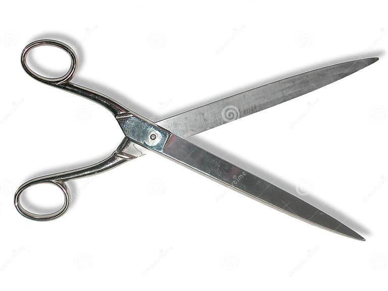 Scissors stock photo. Image of builders, handle, paper, constructioner ...