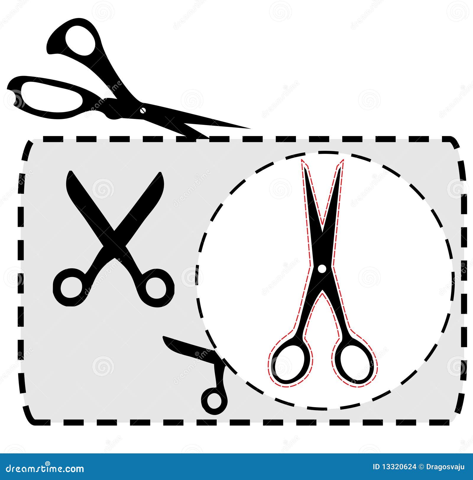 Sartorial Scissors With Eyes And Mouth Cartoon Vector | CartoonDealer ...