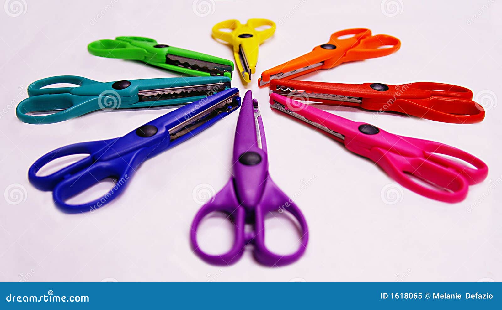 Scissors stock image. Image of orange, shears, colorful - 1618065