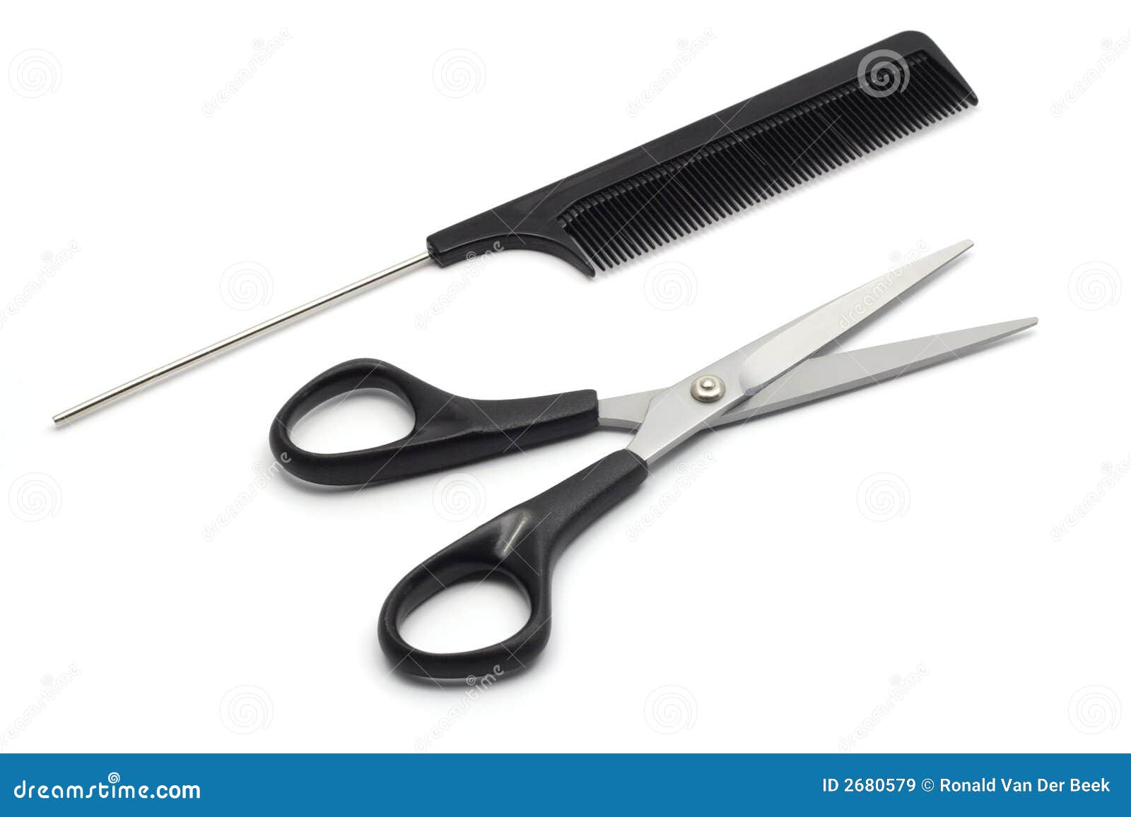 Scissors and comb stock image. Image of hair, beauty, shears - 2680579