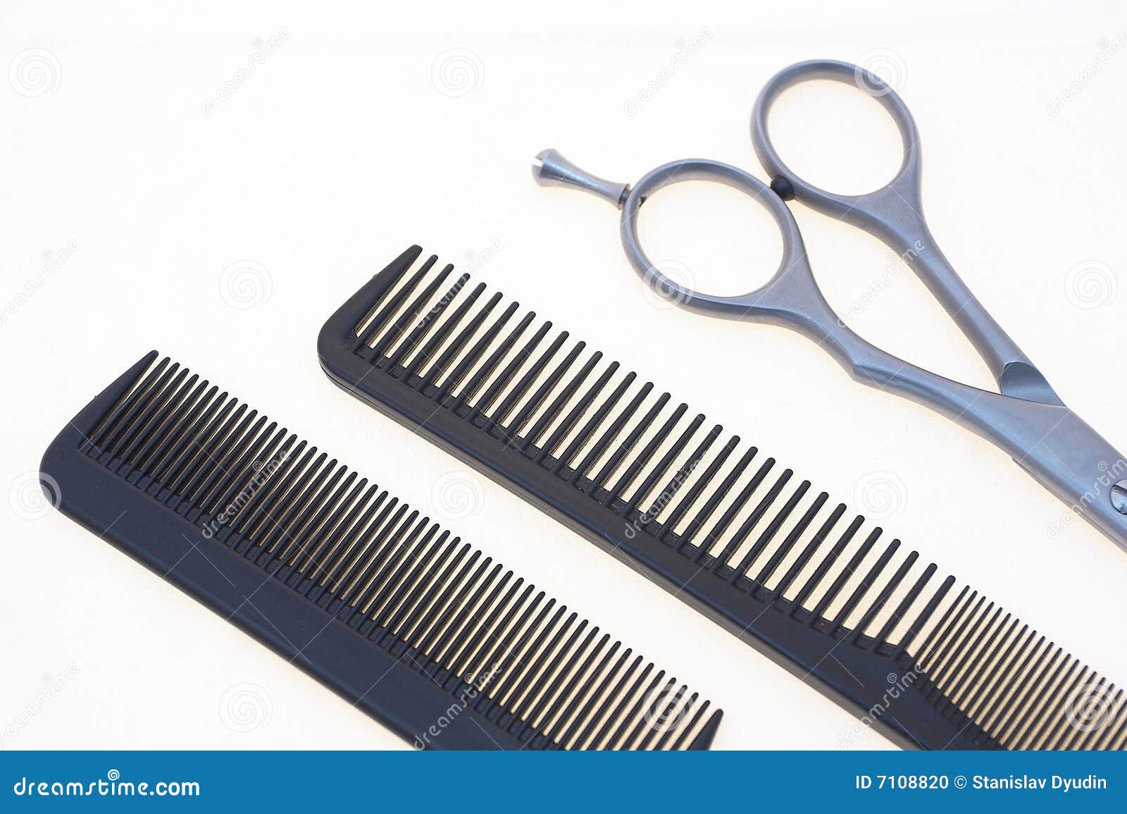 Scissors and comb stock photo. Image of stylist, scissors - 7108820