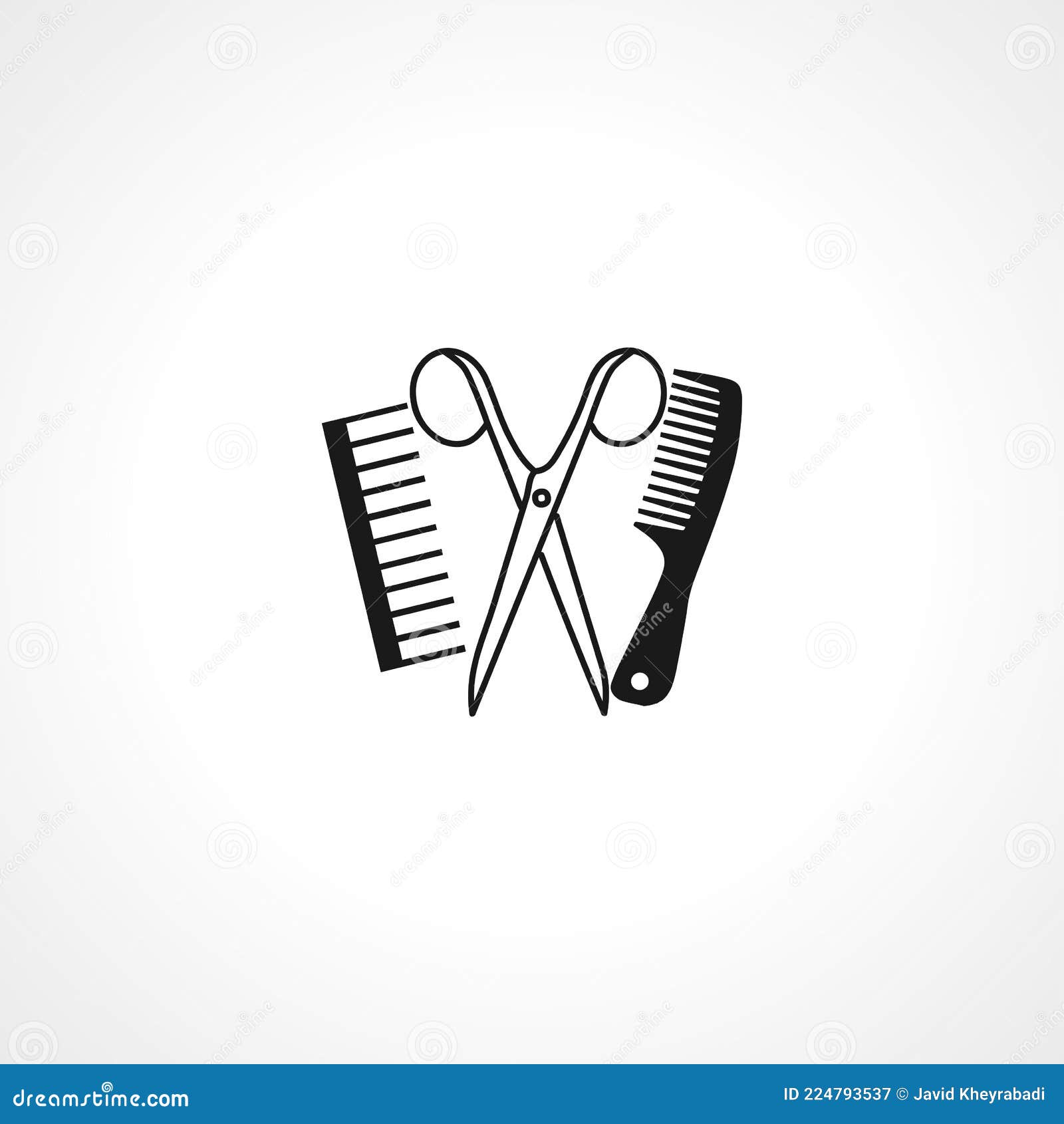 Scissors and Comp Icon. Scissors and Comp Isolated Vector Icon Stock ...