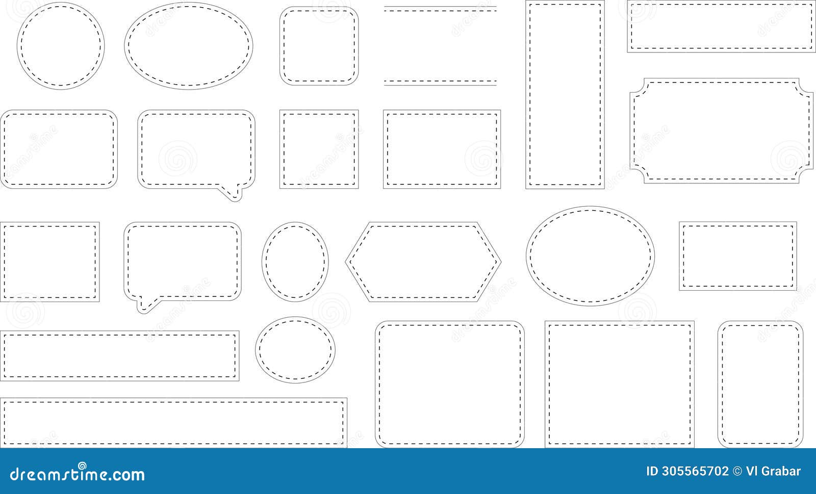 Scissors and Coupon Set, Cut Template with Dashed Line. Gift Coupon ...