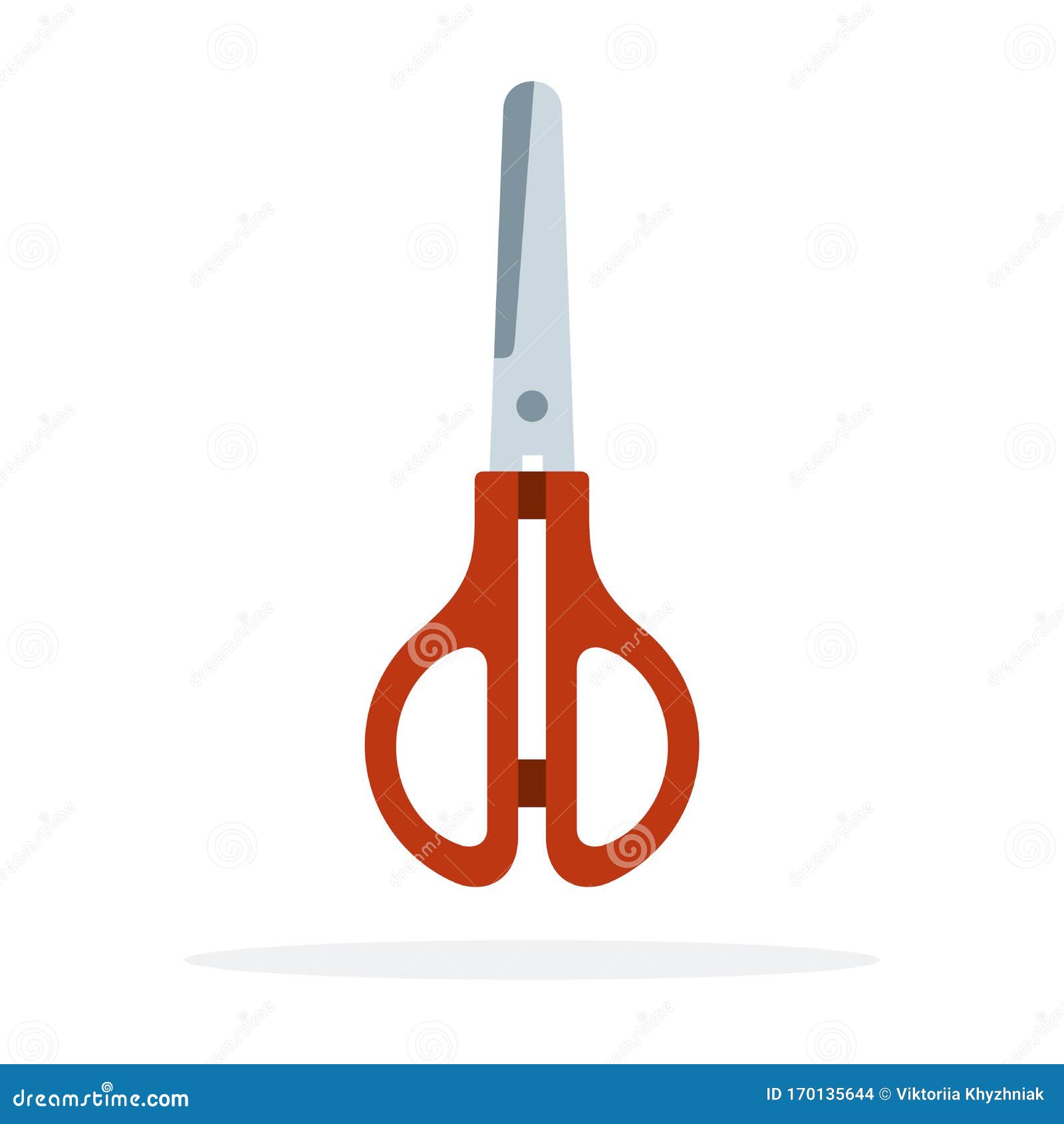 Scissors for Crafts Made Flat Isolated Stock Vector - Illustration of ...
