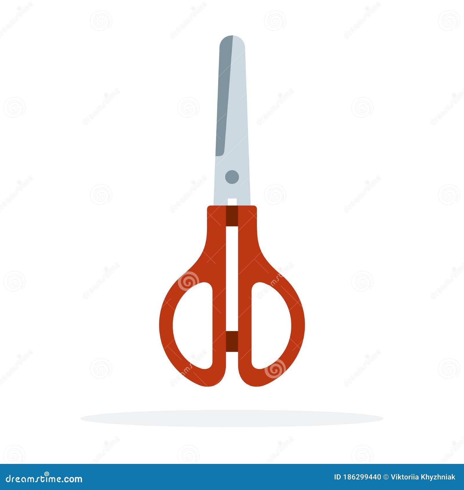 Scissors for Crafts Made Flat Isolated Stock Vector - Illustration of ...