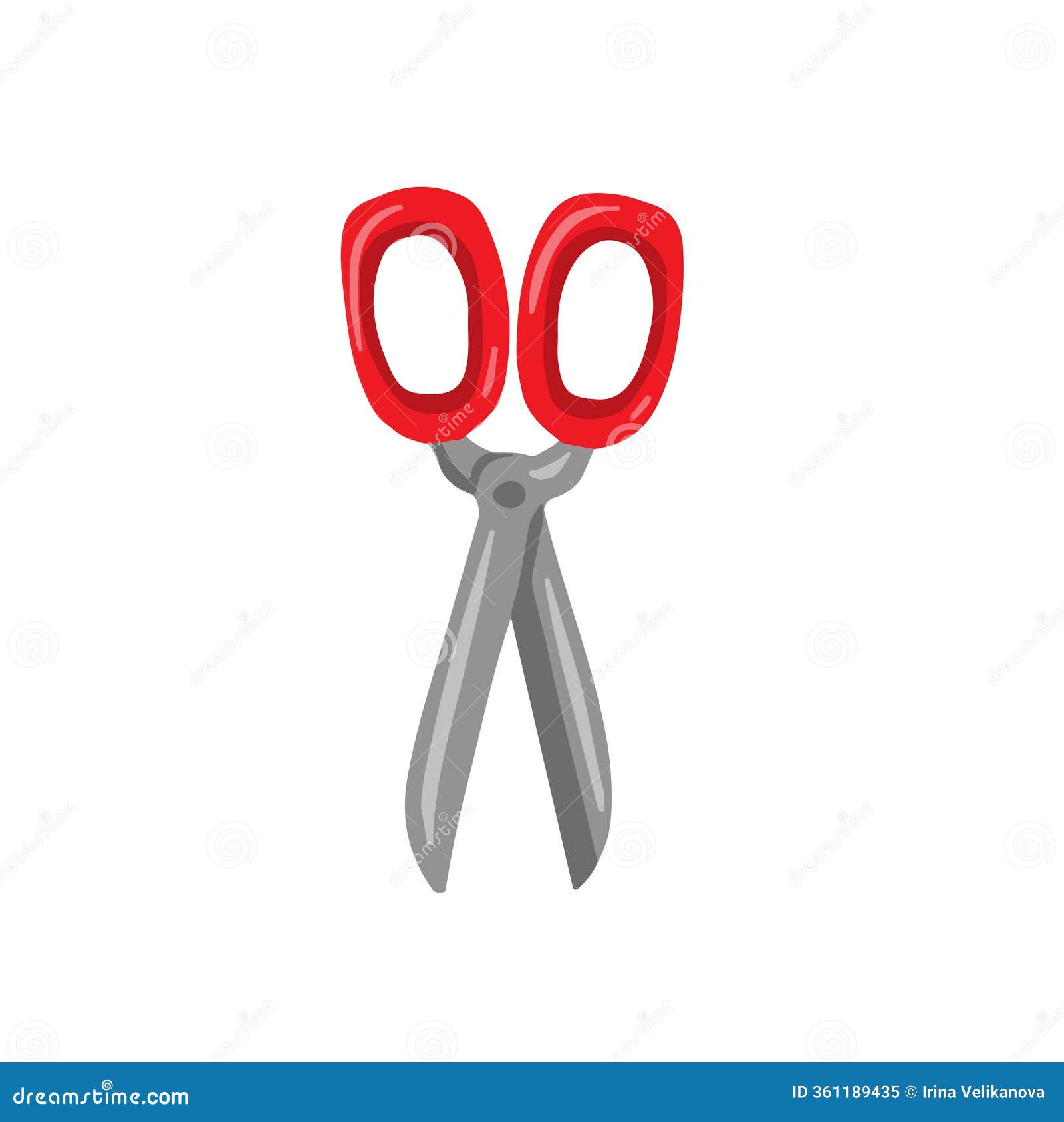 Scissors for Crafts, Sewing, Hand Drawn Vector Illustration Stock ...